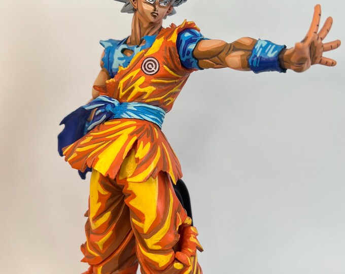 Custom Goku Figure - Hand-repainted Dragon Ball Collectible - Etsy