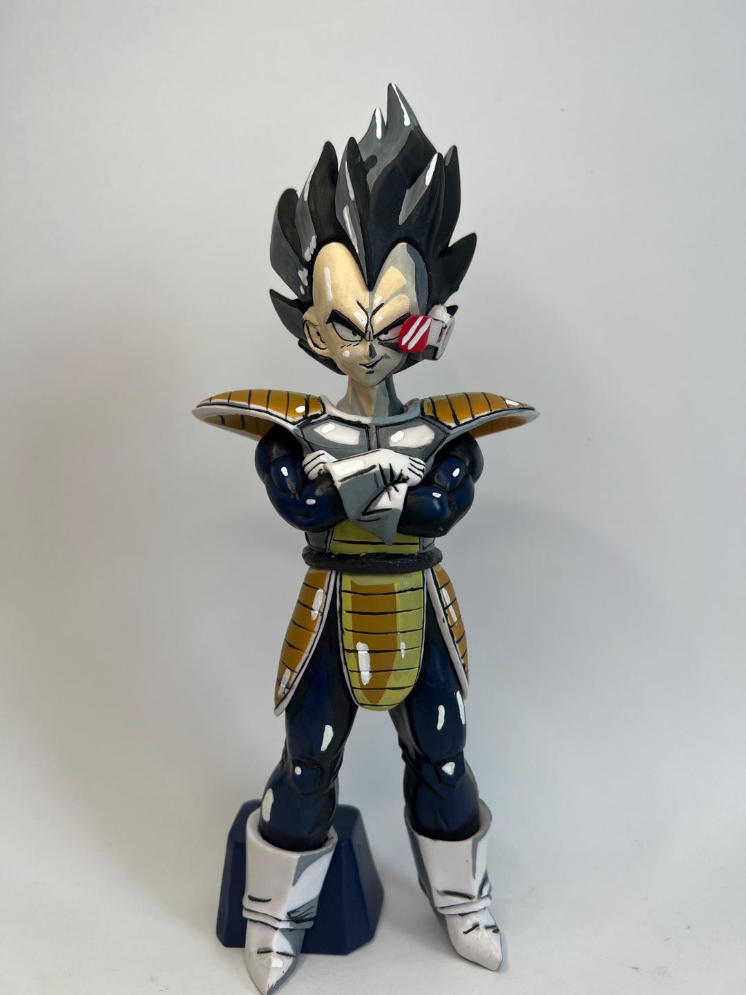 Custom Vegeta Figure - Hand-repainted Dragon Ball Collectible - Etsy