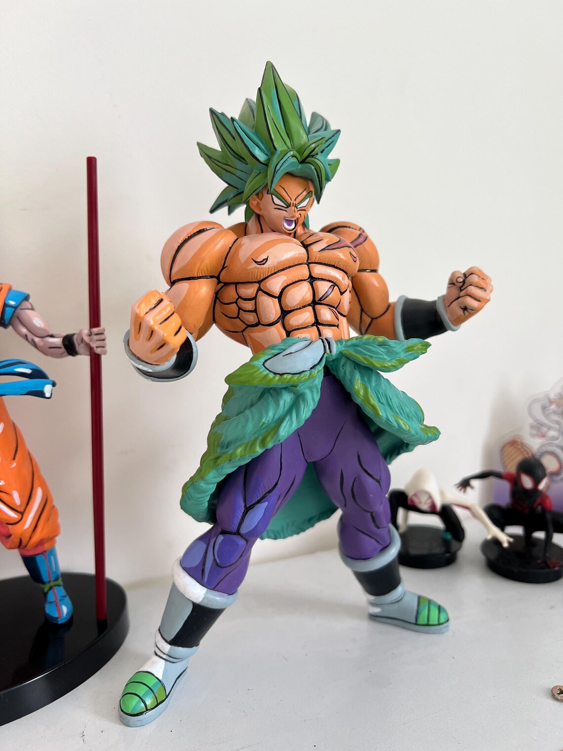 Custom Broly Figure - Hand-repainted Dragon Ball Collectible - Etsy