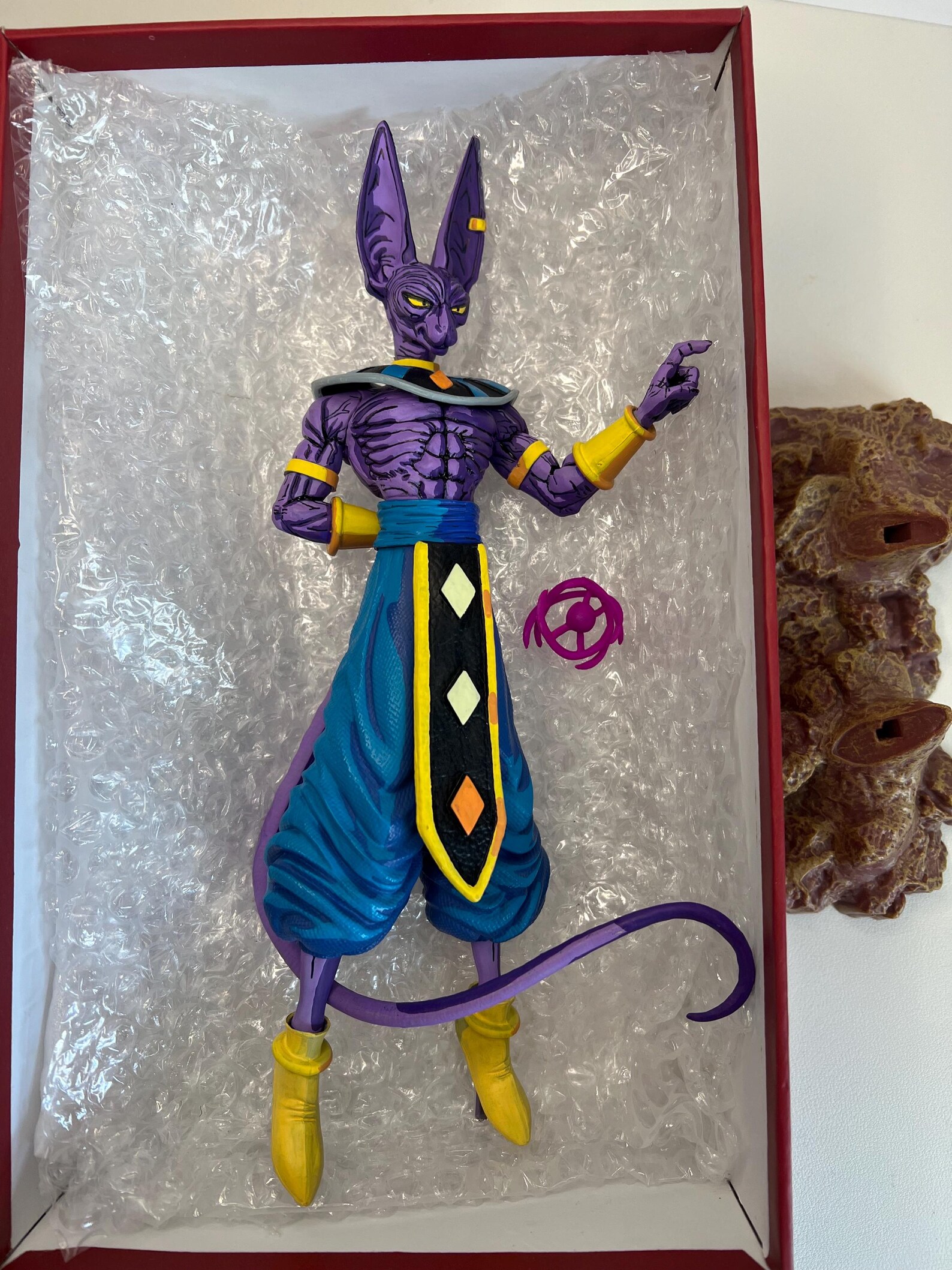Custom Beerus Figure - Hand-repainted Dragon Ball Collectible - Etsy