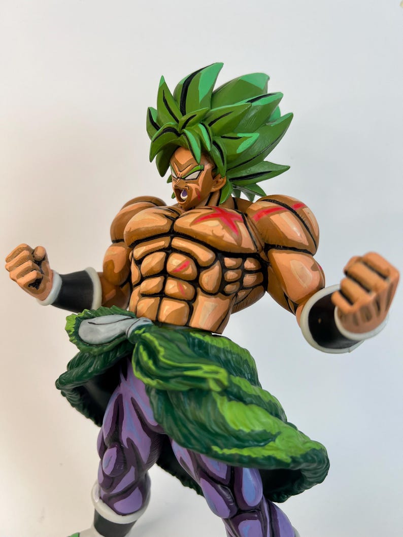 Custom Broly Figure - Hand-repainted Dragon Ball Collectible - Etsy