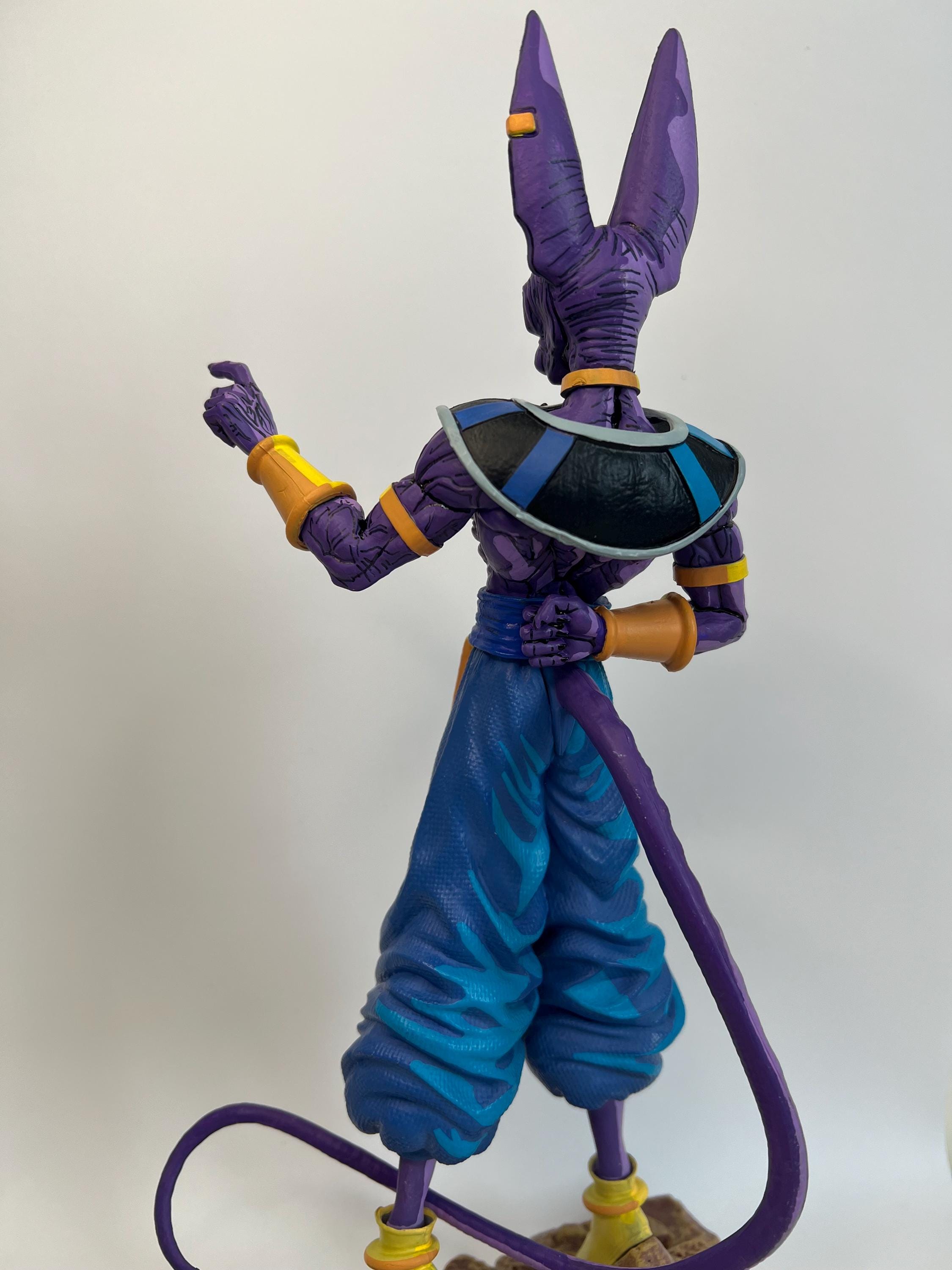 Custom Beerus Figure - Hand-repainted Dragon Ball Collectible - Etsy
