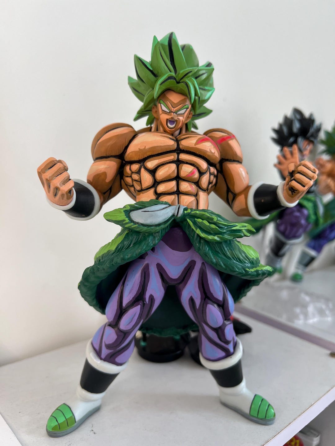 Custom Broly Figure - Hand-repainted Dragon Ball Collectible - Etsy