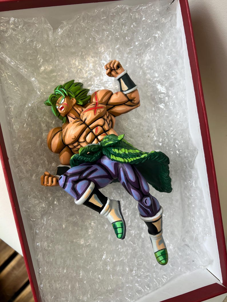 Custom Broly Figure - Hand-repainted Dragon Ball Collectible - Etsy