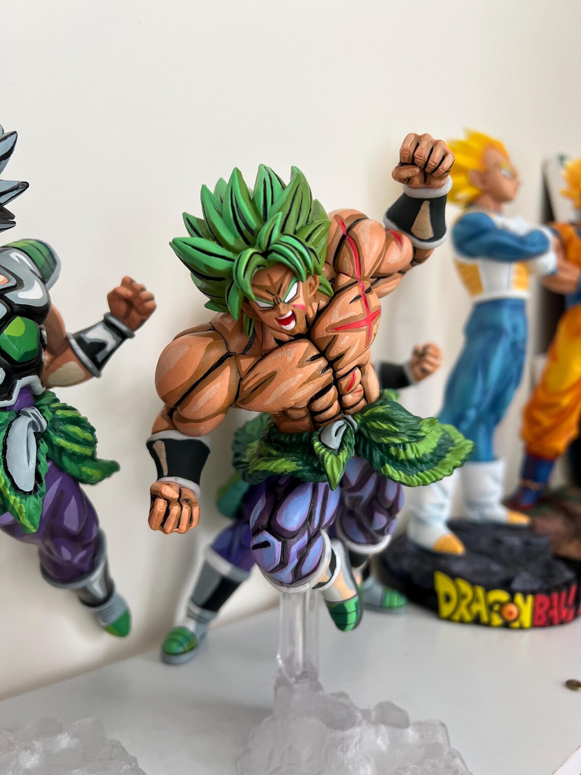 Custom Broly Figure - Hand-repainted Dragon Ball Collectible - Etsy