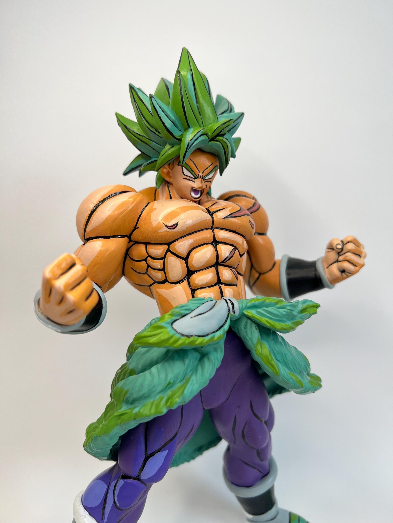 Custom Broly Figure - Hand-repainted Dragon Ball Collectible - Etsy