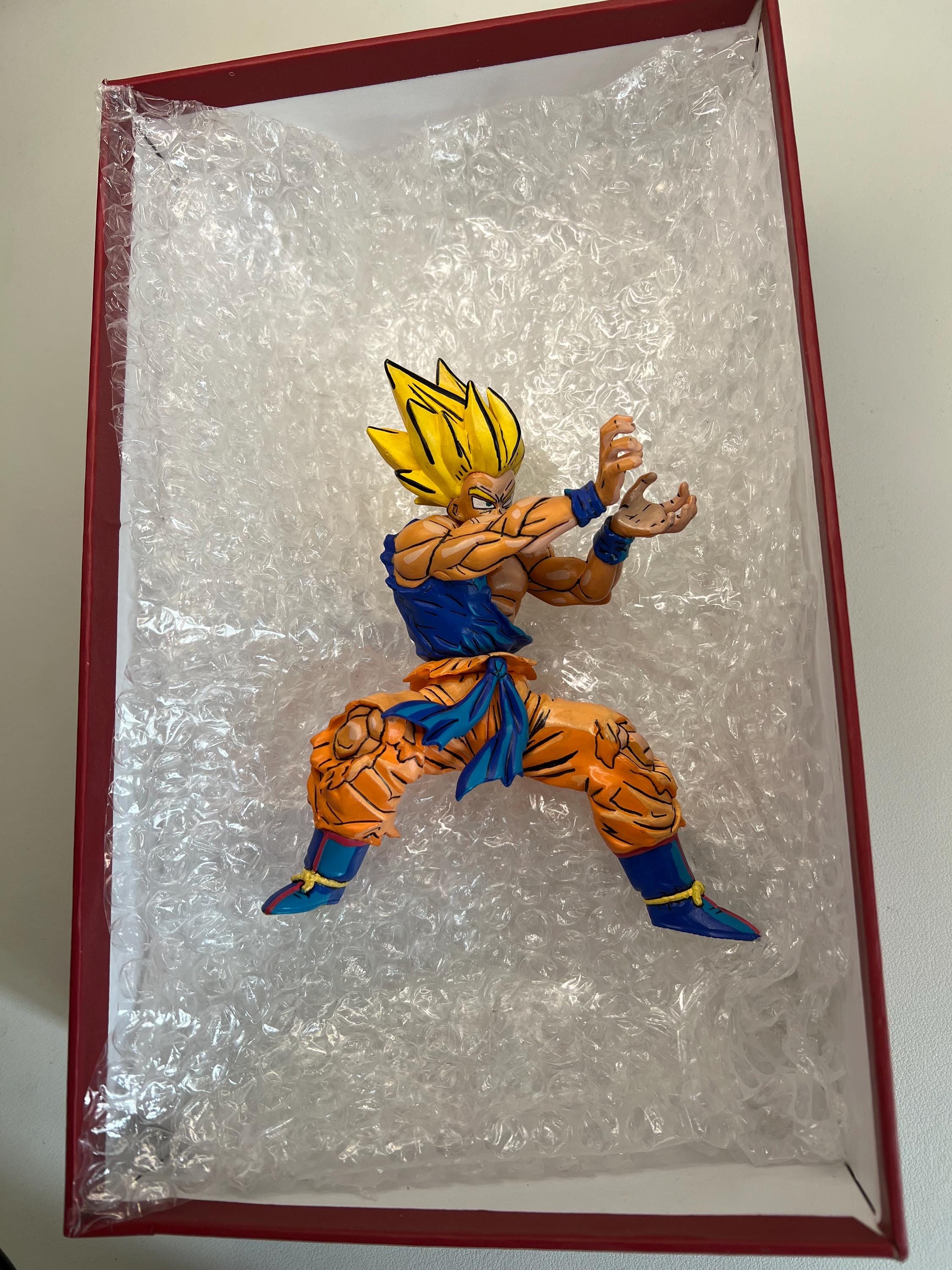 Custom Super Saiyan Goku Figure - Hand-repainted Dragon Ball ...