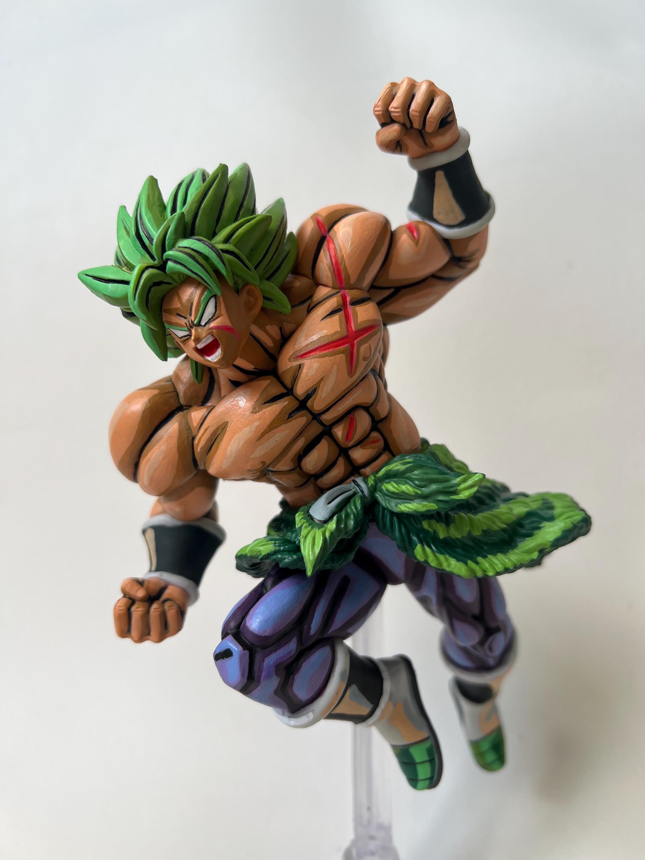 Custom Broly Figure - Hand-repainted Dragon Ball Collectible - Etsy
