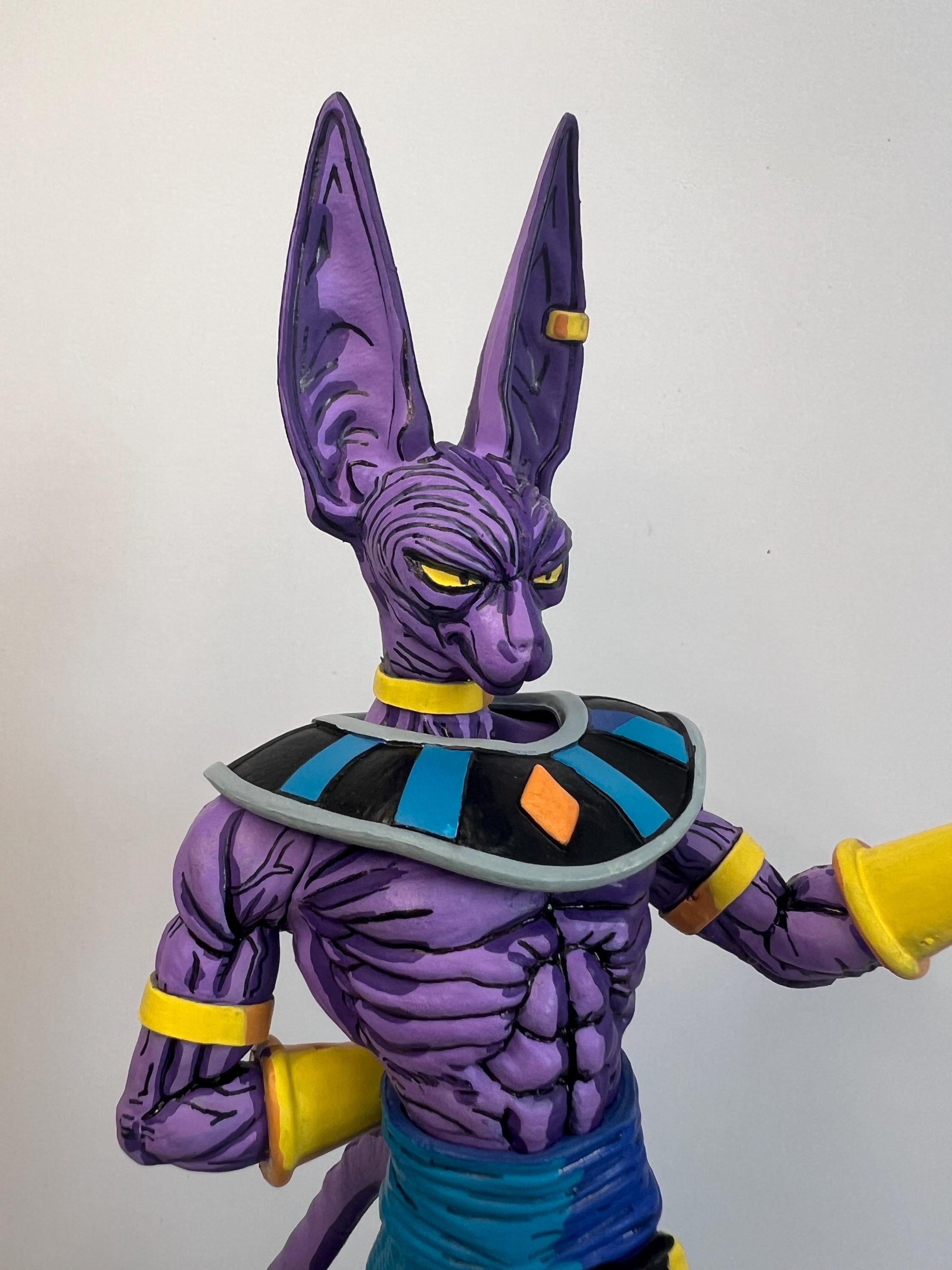 Custom Beerus Figure - Hand-repainted Dragon Ball Collectible - Etsy
