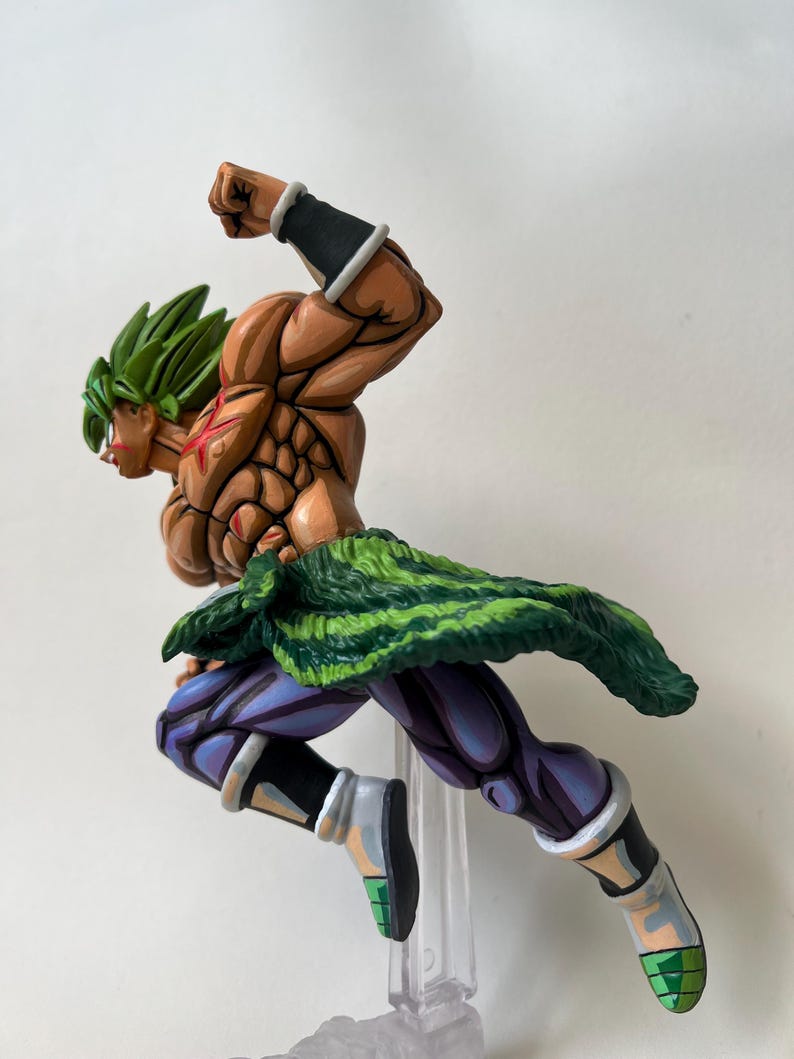 Custom Broly Figure - Hand-repainted Dragon Ball Collectible - Etsy