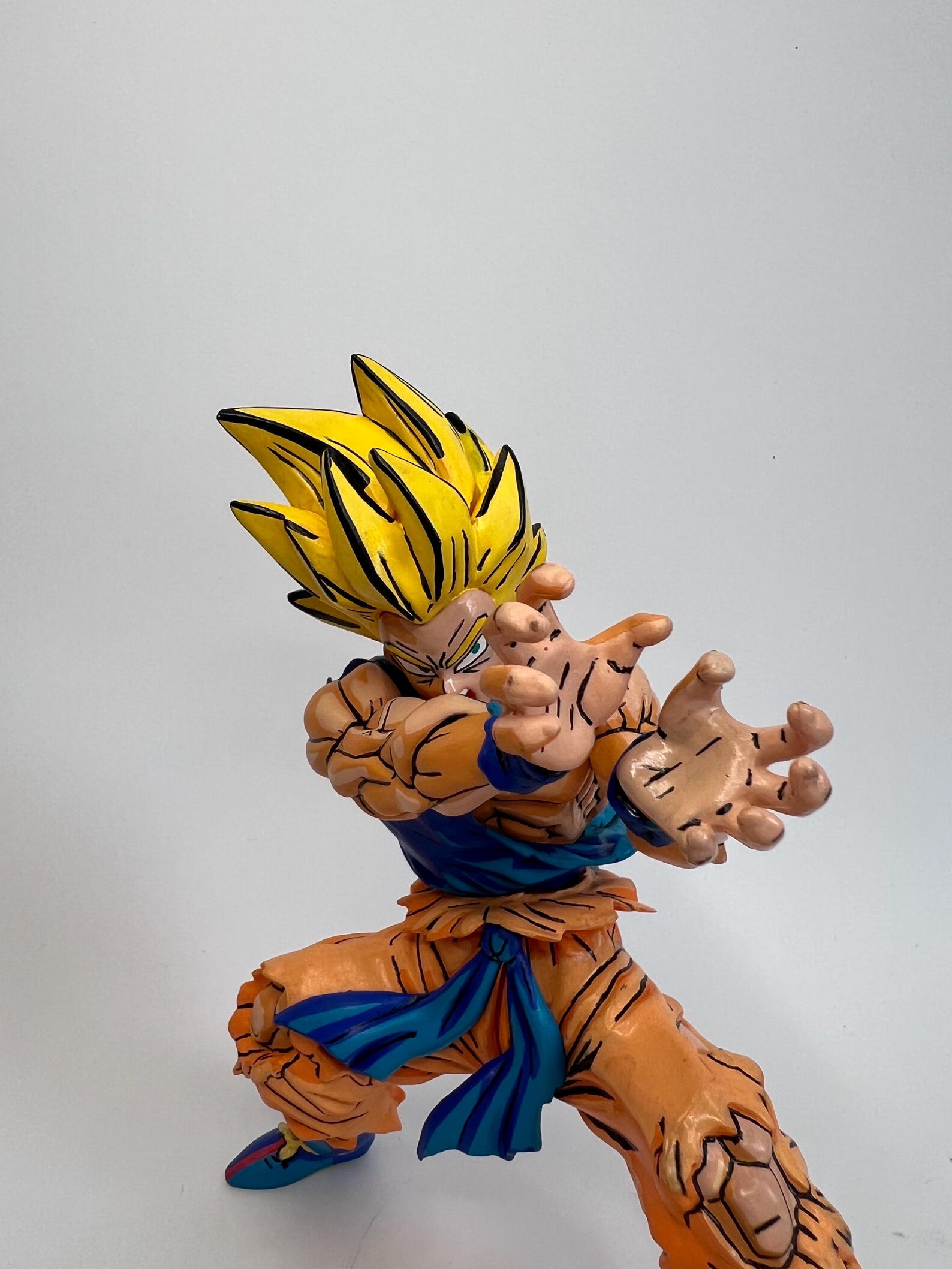 Custom Super Saiyan Goku Figure - Hand-repainted Dragon Ball ...
