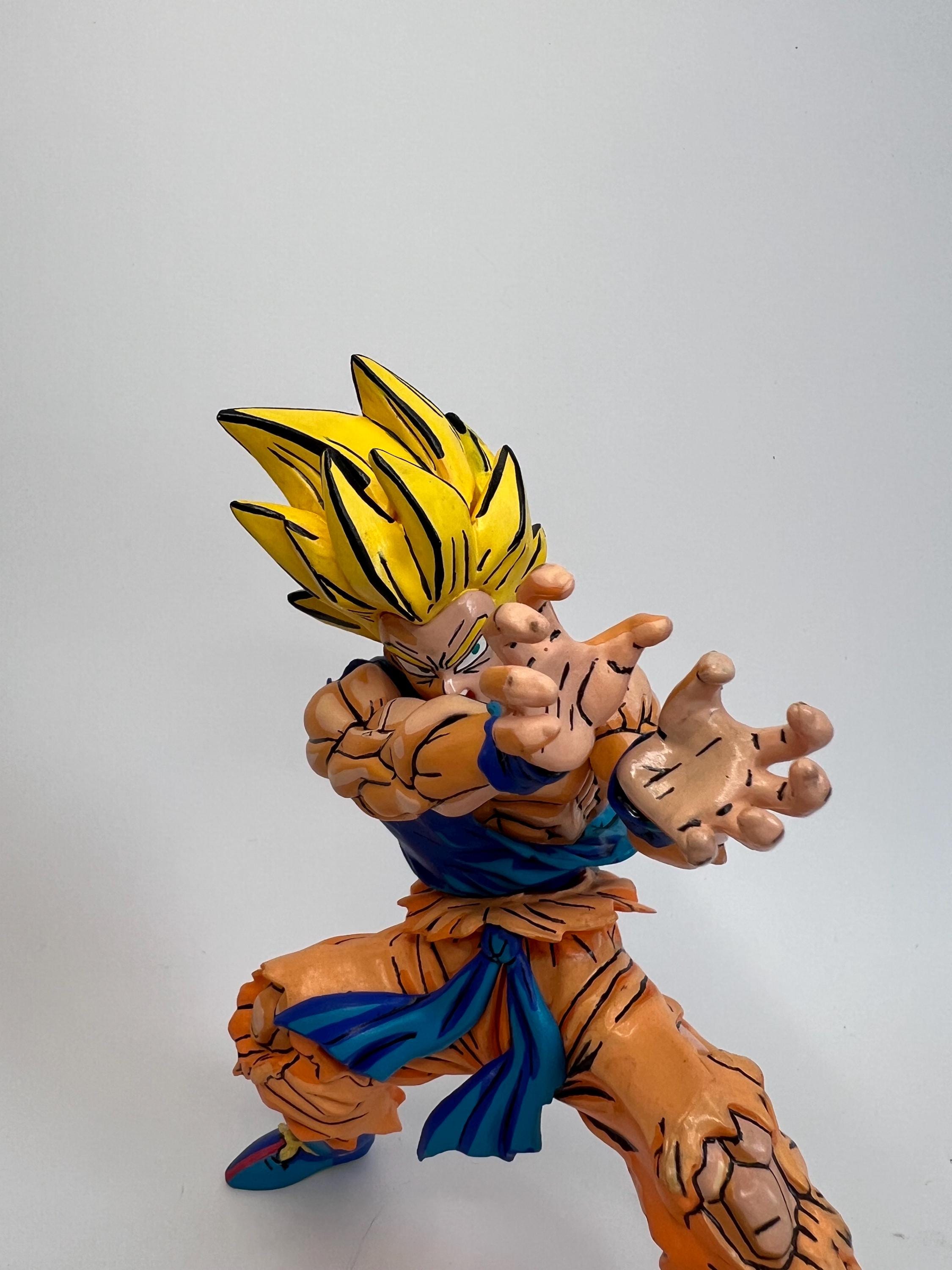 Custom Super Saiyan Goku Figure - Hand-repainted Dragon Ball ...