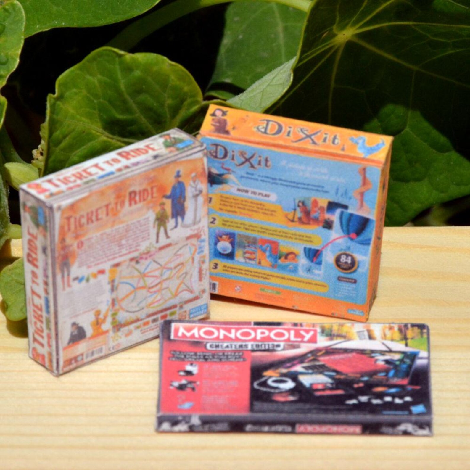 Miniature Board Game Boxes DIY Printable Kit 1:12 Scale – Dollhouse Toy ...