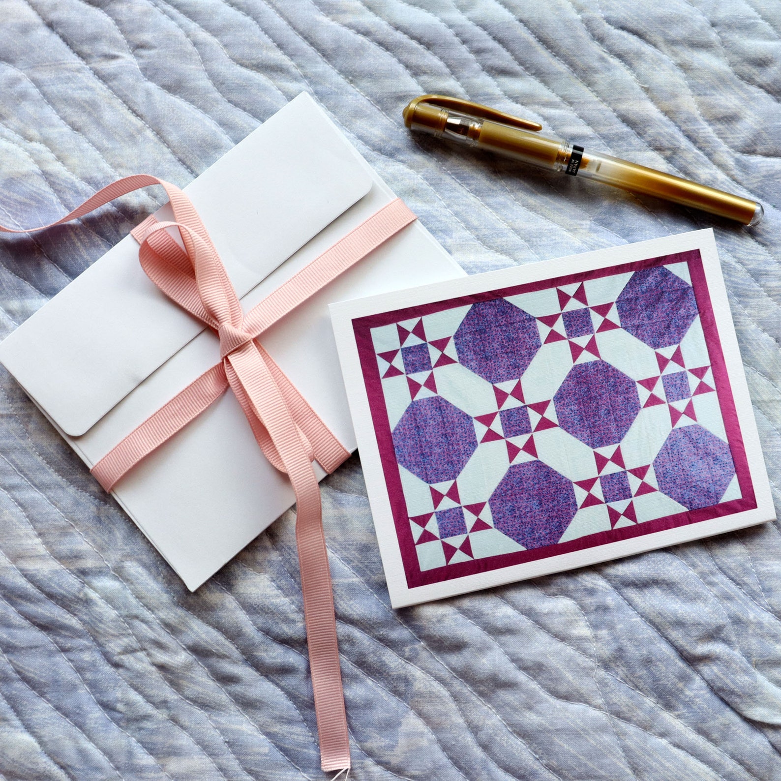 Kid's Quilt Note Card Collection Set of 6 Quilt Note - Etsy