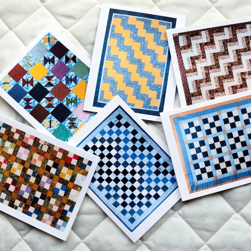 Quilted Cards - Etsy