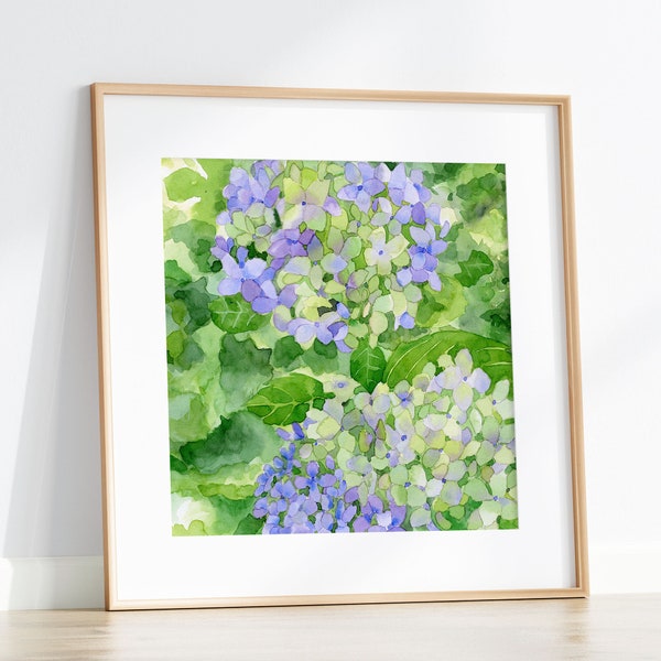 Hydrangea Print - Etsy