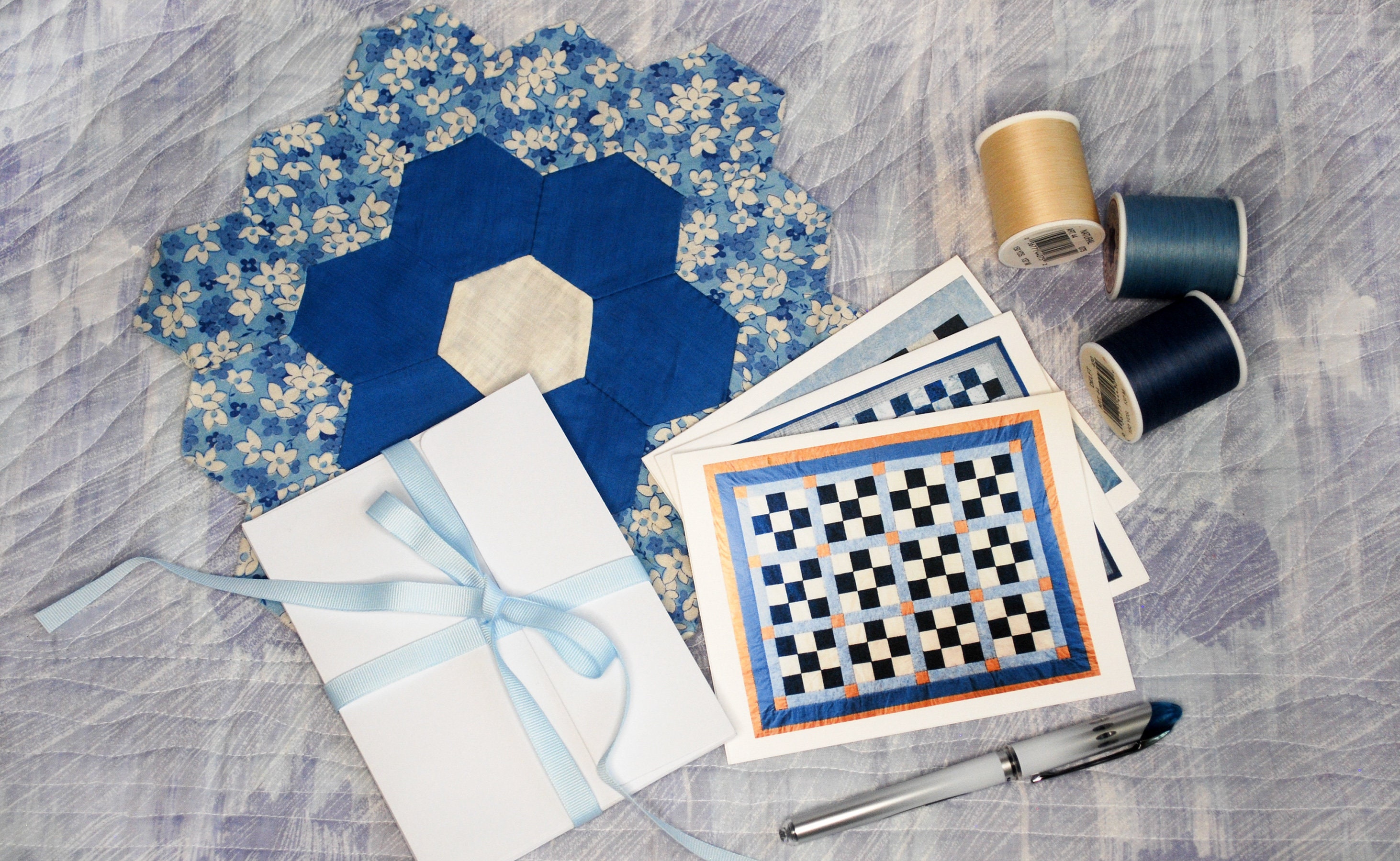 Classic Quilt Note Card Collection Set of 6 Quilt Note Cards - Etsy