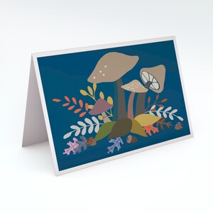 Mushroom Notecards Set of 6: Nature Inspired Designs - Etsy