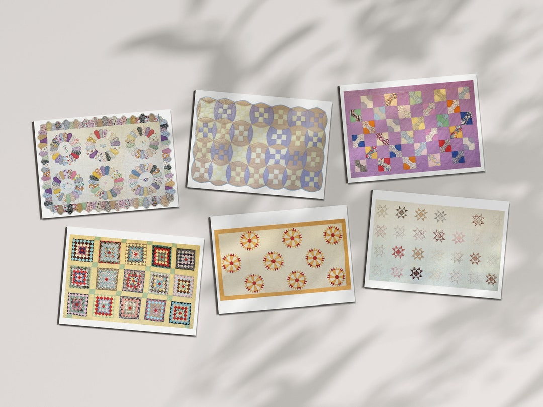 Kansas Quilt Note Card Collection Set of 6 Quilt Note Cards, Quilt ...