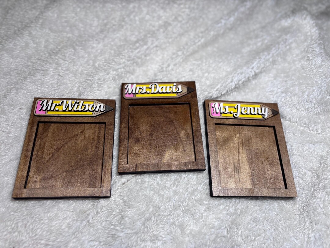 Personalized Post-it Note Holder | Teacher Appreciation Gift ...