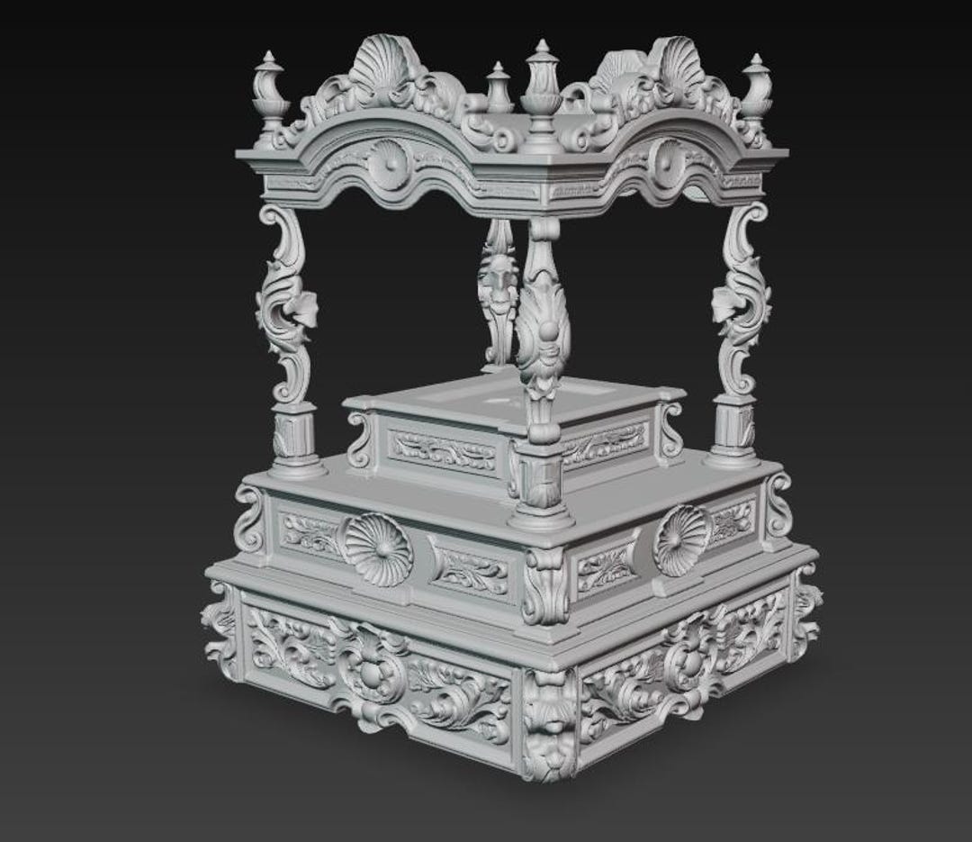 Altar for Decorative Figures or Models for 3D Printing - Etsy