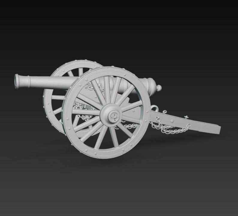 Decorative Louis XIV Cannon Model for Collectors-pjh3d - Etsy