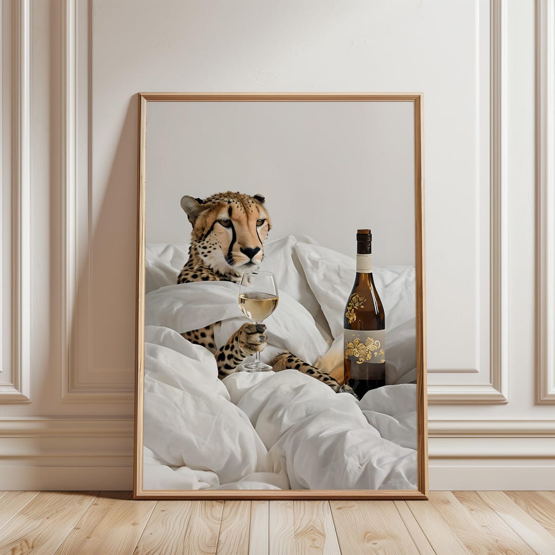 Fashion Luxury Cheetah Printable Wall Art, Trendy Leopard Art, Chic ...