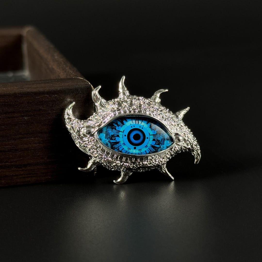 Blue Devil Eye Brooch, Unique Brooch, Birthday Gift - Etsy