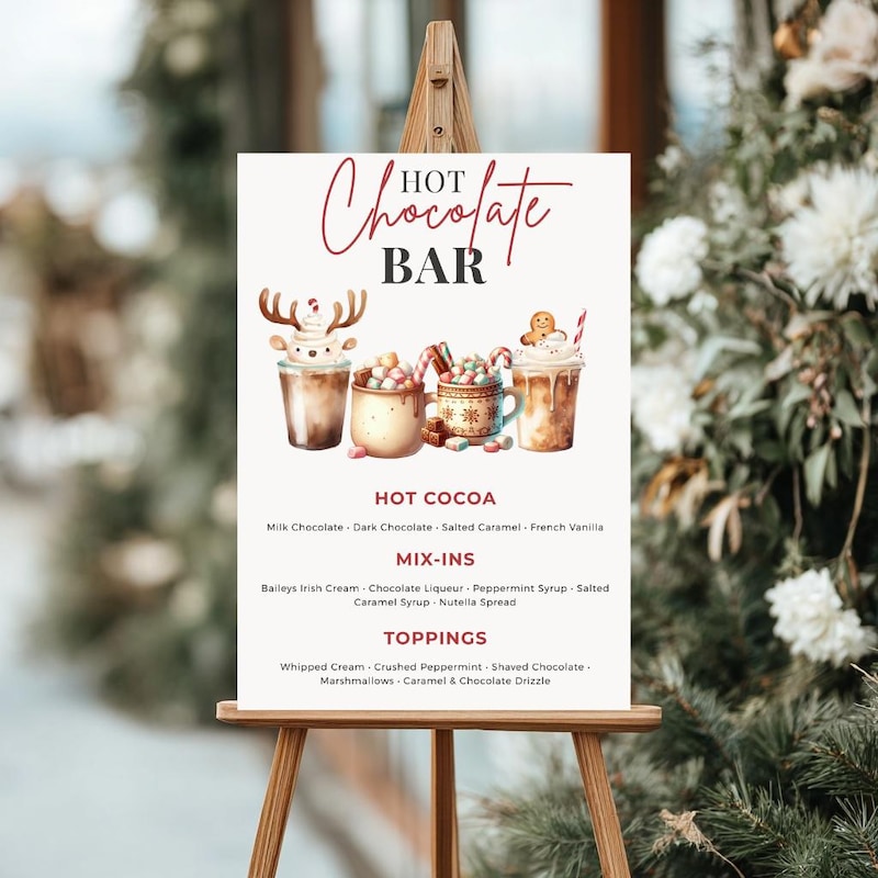 Cocoa Bar Cocktail Sign - Etsy