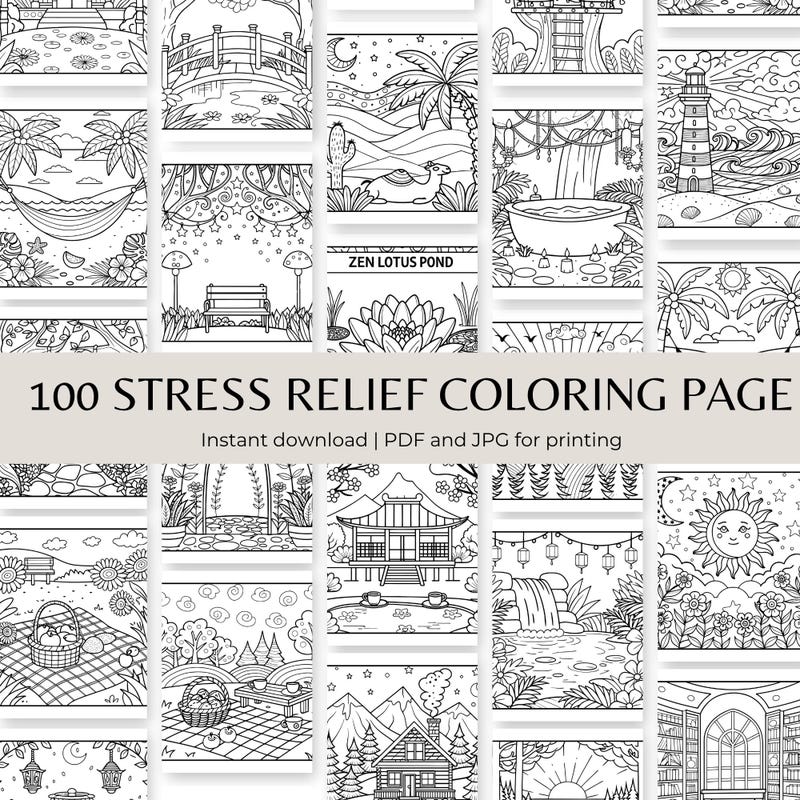 Coloring Book Mindfull - Etsy UK