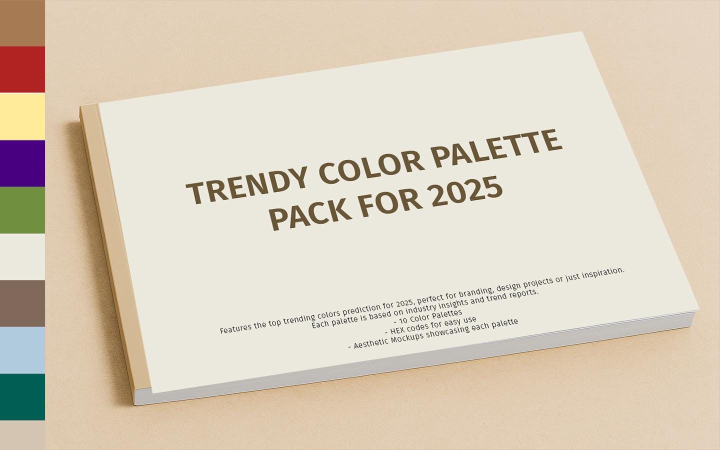 2025 Trendy Color Palette Pack – 10 Color Palette With HEX Codes ...