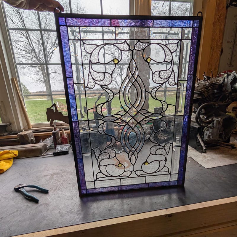 Leaded Glass Window - Etsy
