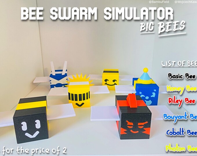 Bee Swarm Simulator Bees - Etsy UK