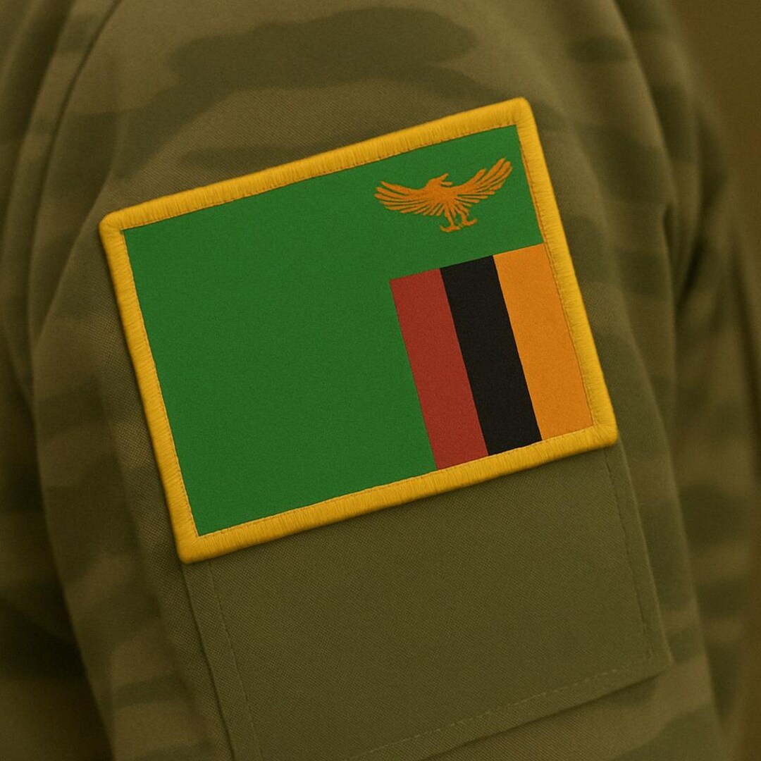 Zambia Flag || Embroidered Patches - Etsy