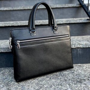 Leather Laptop Bag Handle, Briefcase Vintage MacBook Black, Satchel ...