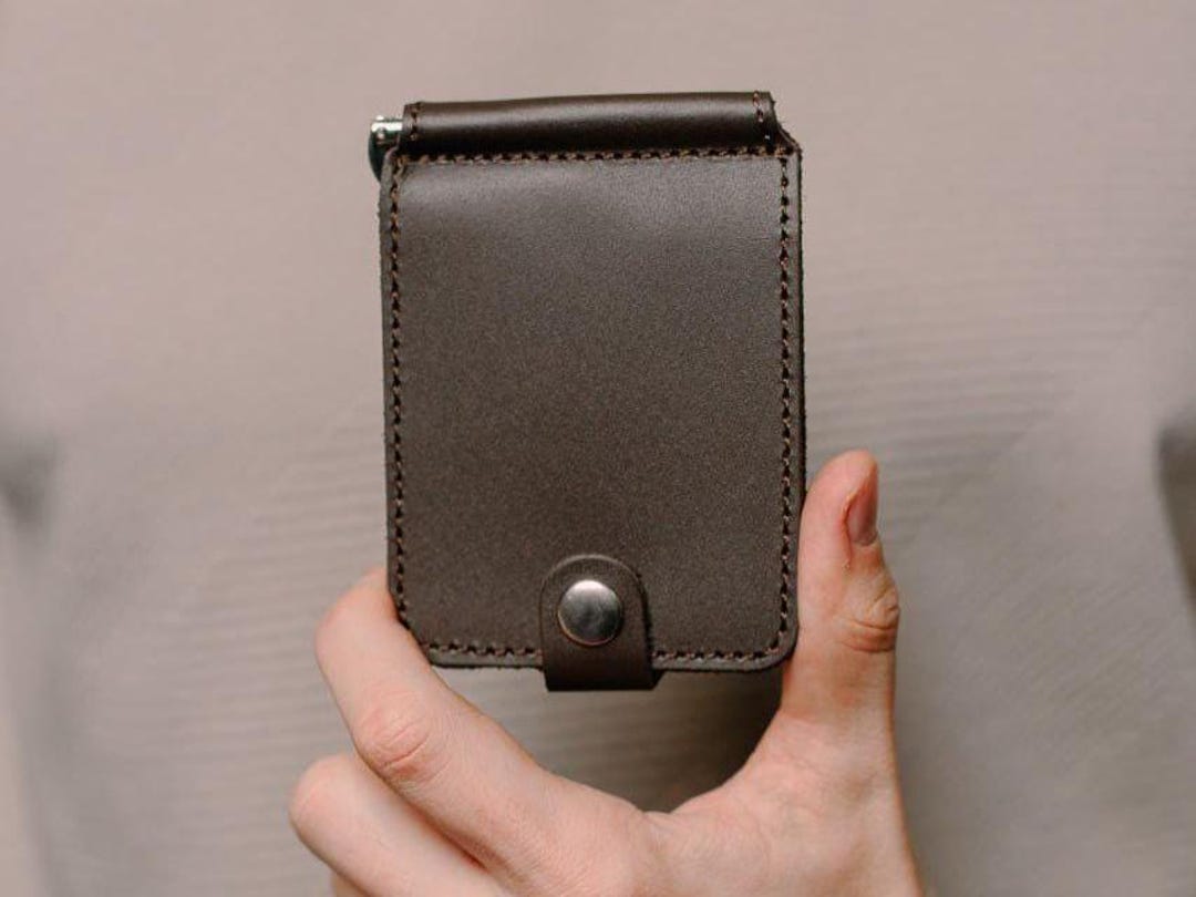 Father’s Day Gift for Him, Personalized Leather Bifold Wallet, Engraved ...