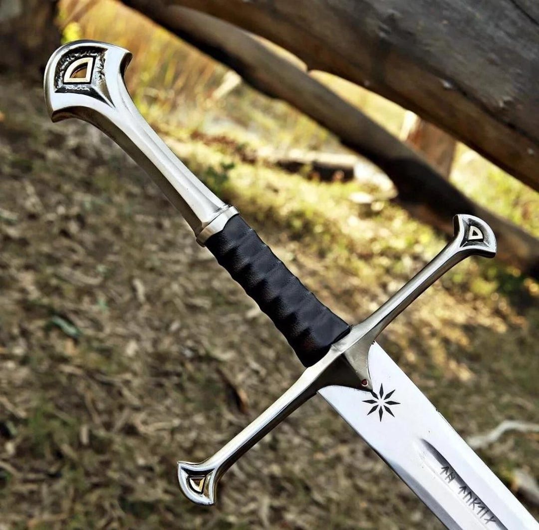 Custom Handmade Lotrs Andurill Sword, Replica of King Aragornn’s Blade ...
