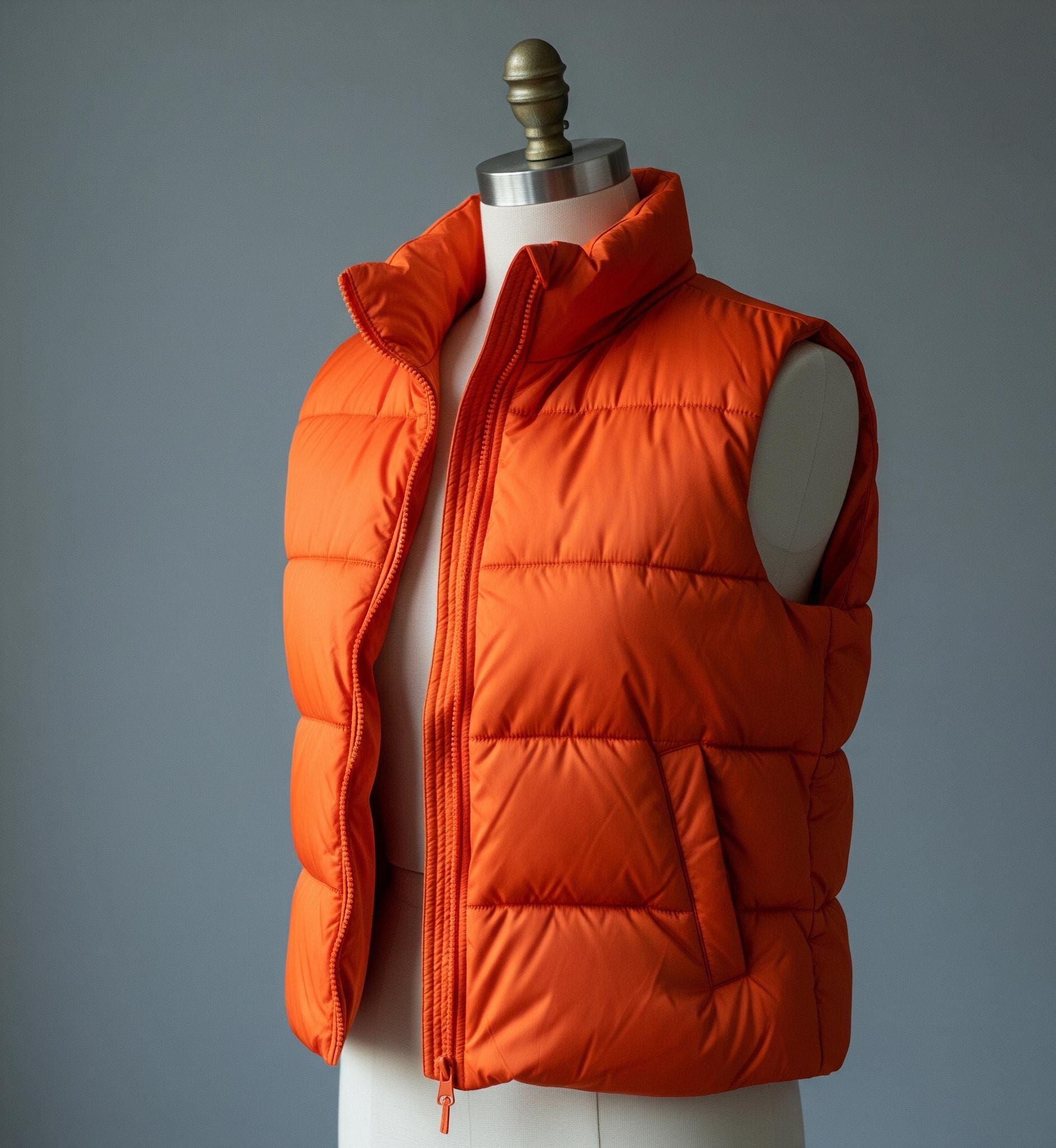 Custom Number & Name Puffer Vest – Personalized Black Sports Style ...