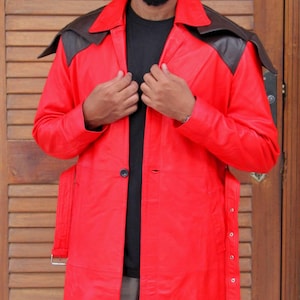 Dante Devil May Cry Red Leather Trench Coat: DMC Cosplay Costume - Etsy