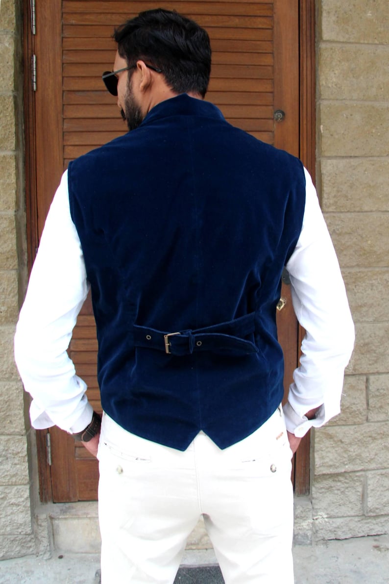 Blue Velvet Steampunk Waistcoat: Unisex Gothic Victorian Vest - Etsy