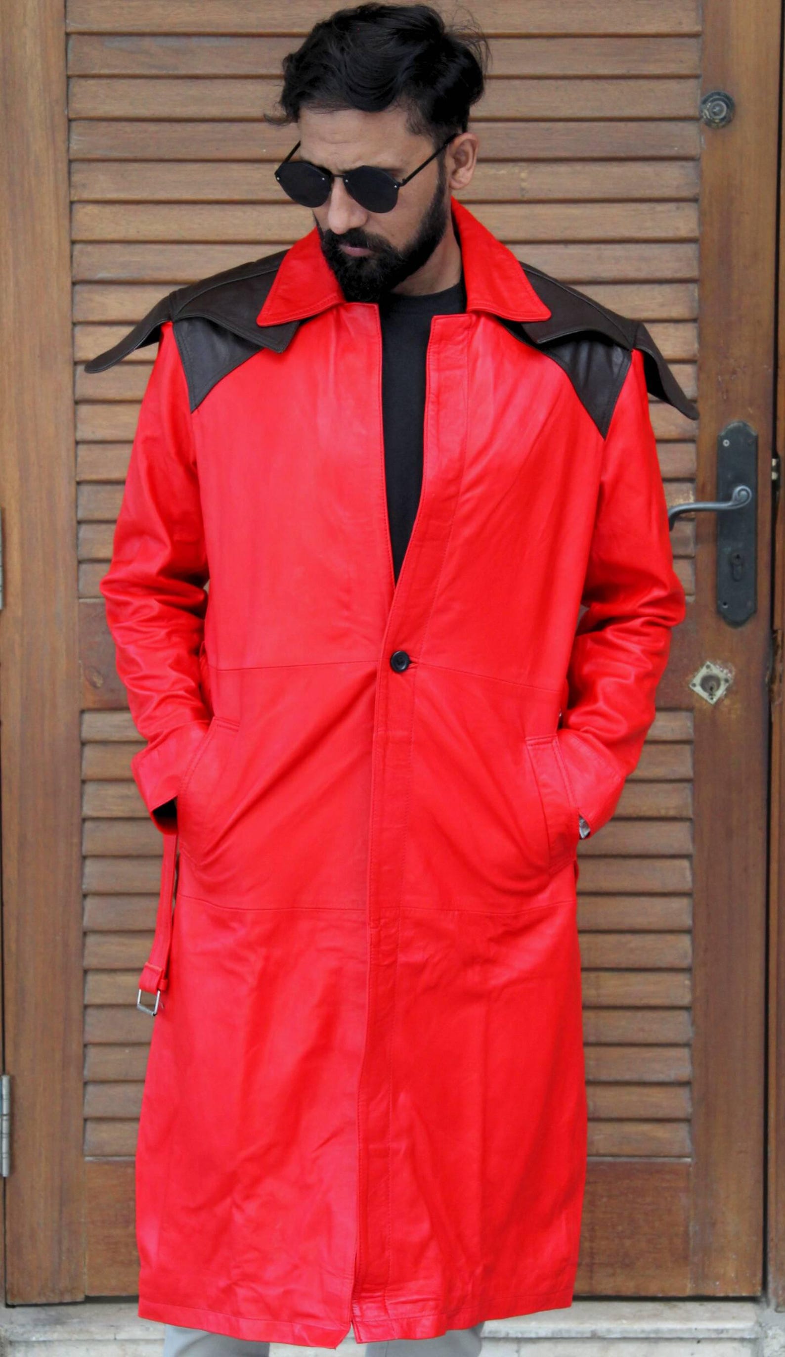 Dante Devil May Cry Red Leather Trench Coat: DMC Cosplay Costume - Etsy