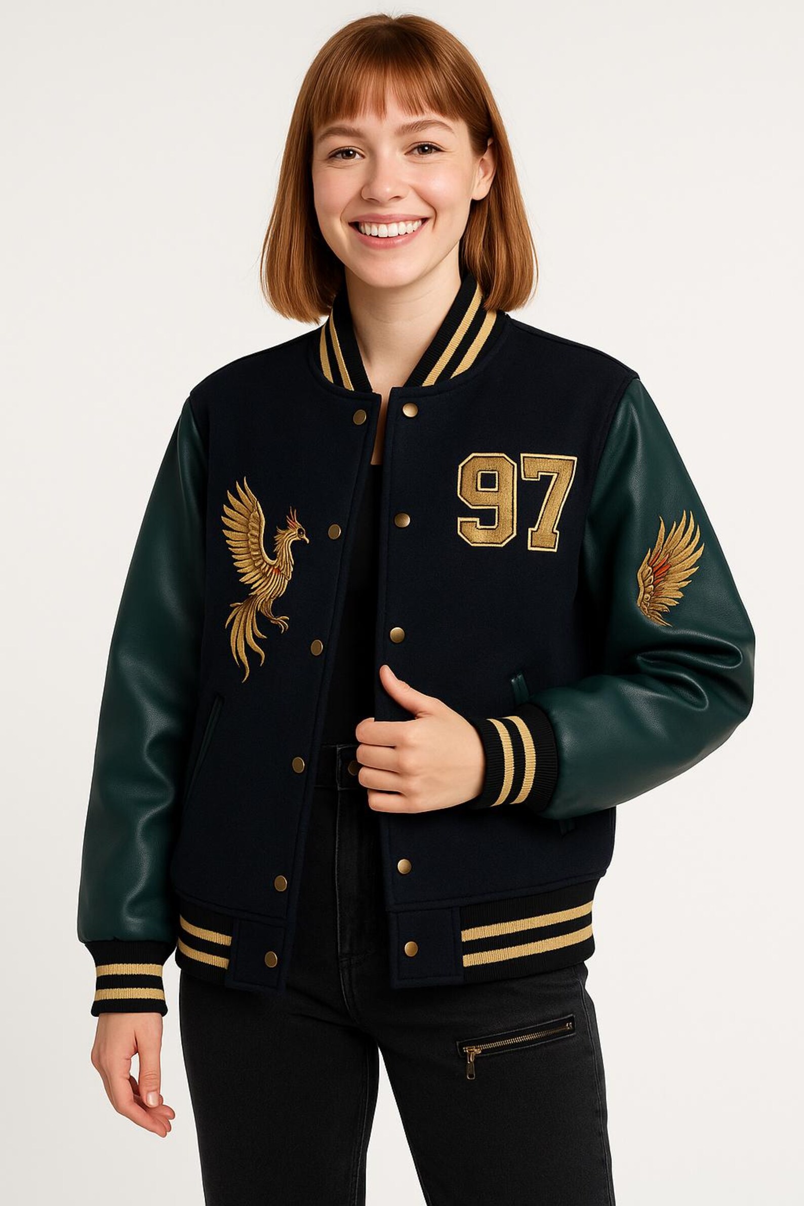 Custom Varsity Jacket | Personalized Letterman Jacket | Unisex Bomber ...