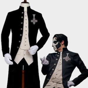 Papa Emeritus III Gothic Tailcoat: Handmade Cosplay Costume Jacket - Etsy