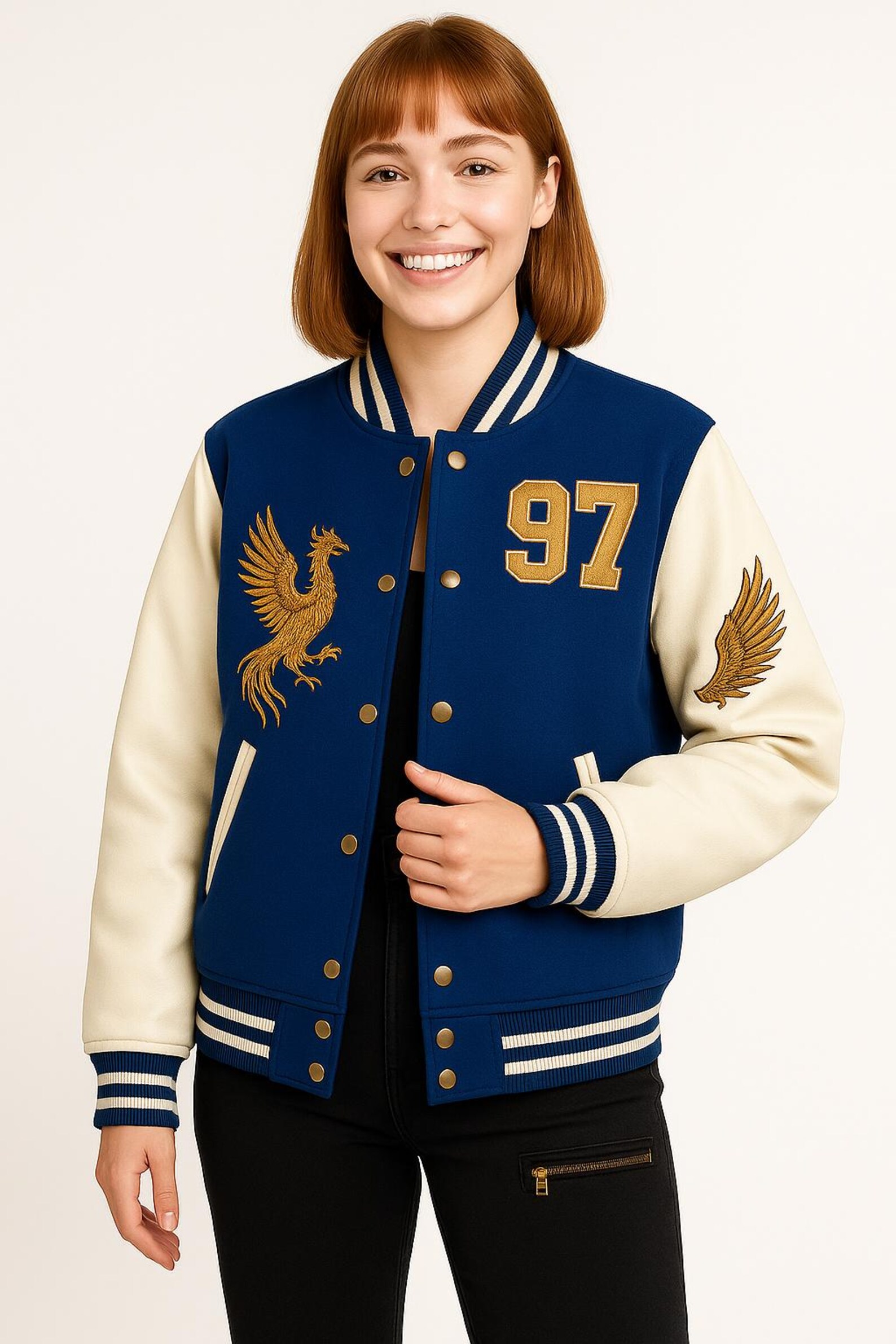 Custom Varsity Jacket | Personalized Letterman Jacket | Unisex Bomber ...