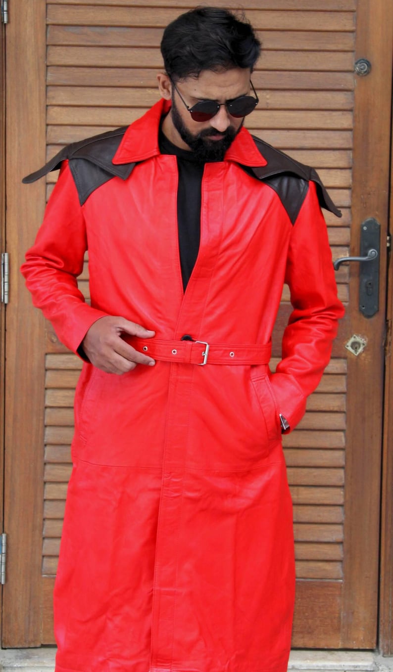 Dante Devil May Cry Red Leather Trench Coat: DMC Cosplay Costume - Etsy