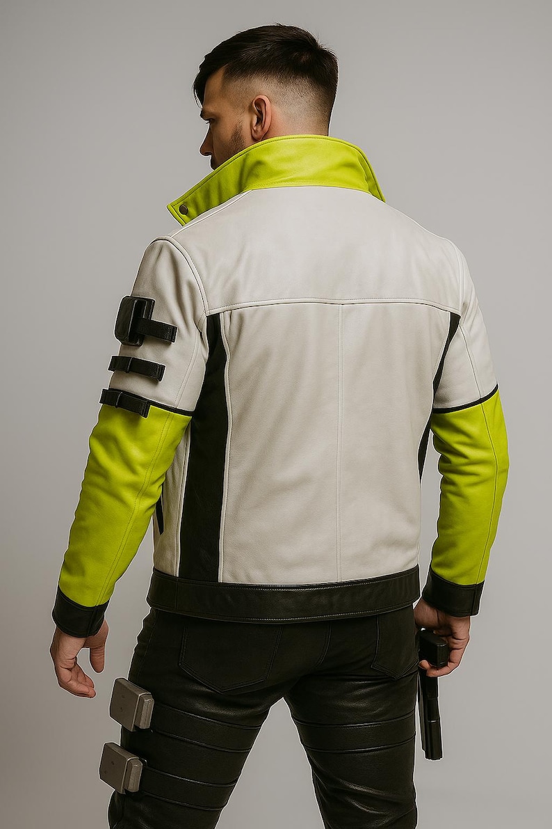 Apex Legends Crypto Jacket: Handmade Leather Gamer Cosplay Outerwear - Etsy