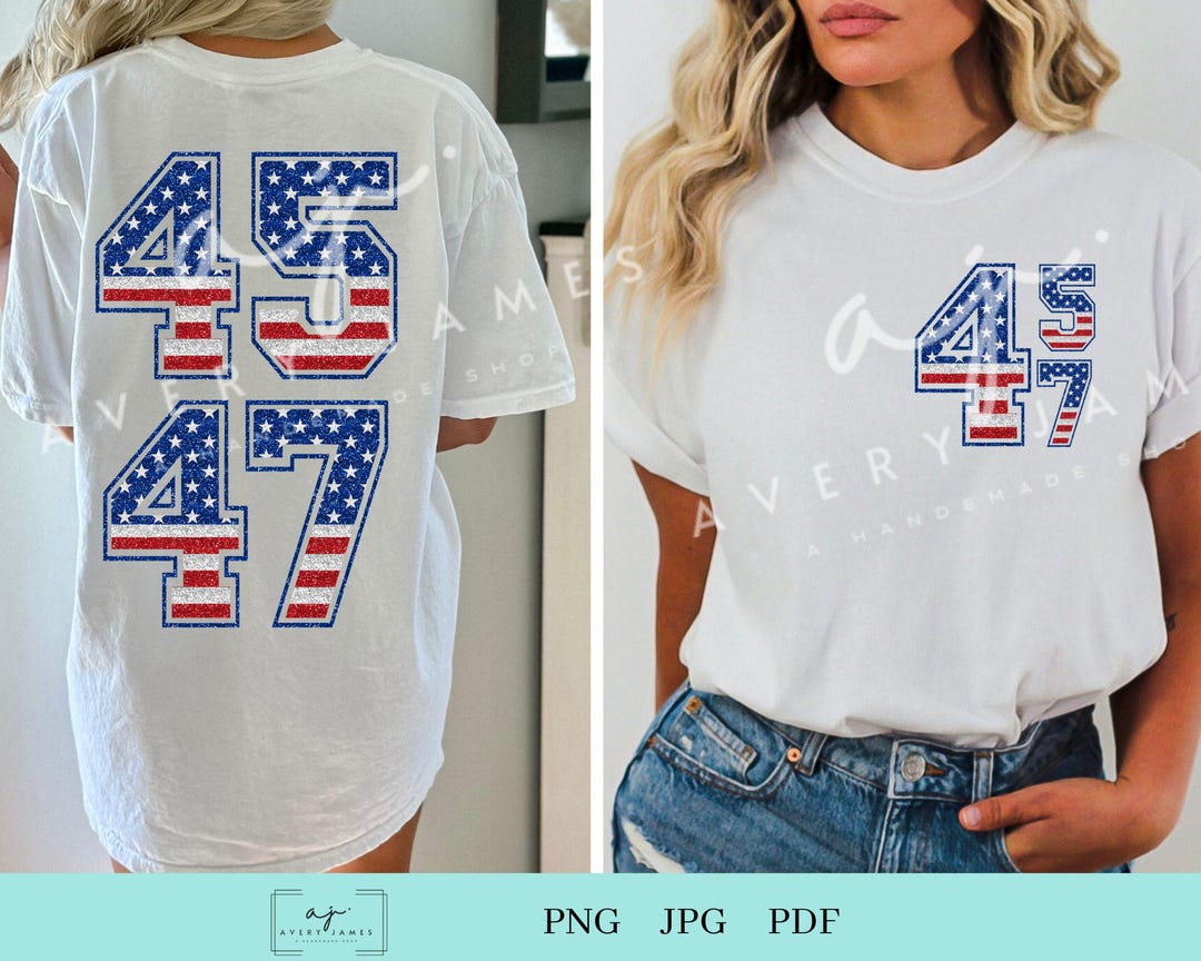 45 47 American Flag Jpg Png, Patriotic Numbers, Glitter Varsity USA ...
