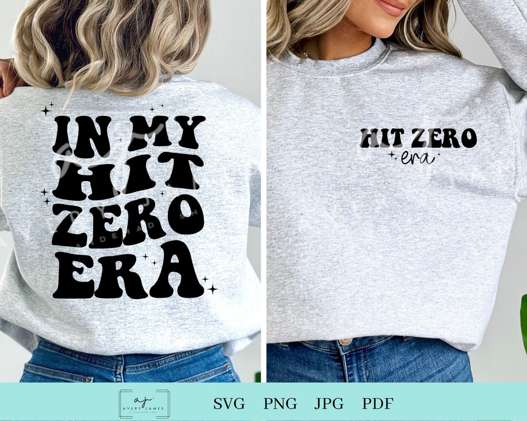 In My Hit Zero Era SVG, Cheerleading Design (digital Download) - Etsy