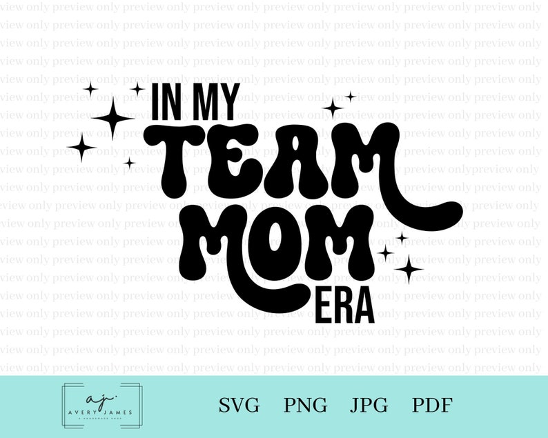 Team Mom Svg Team Mama Svg Png Era Svg Teammom Life Svg - Etsy