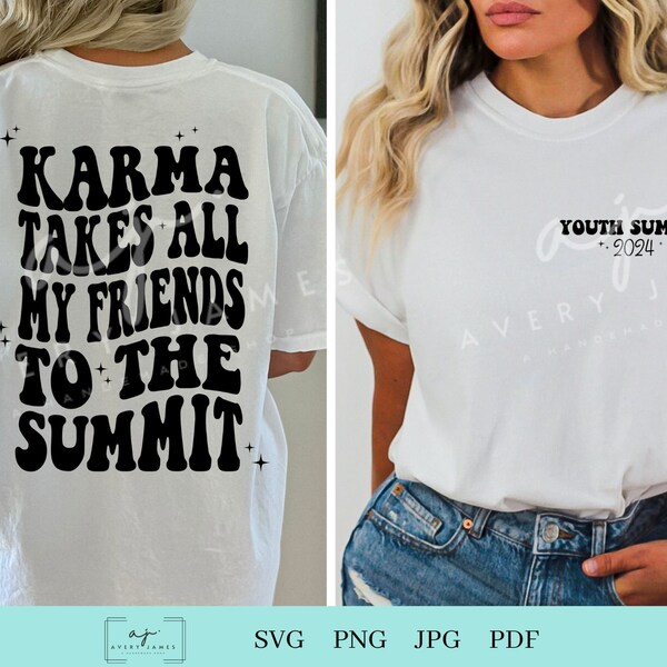 Karma Summit Cheer Svg - Etsy